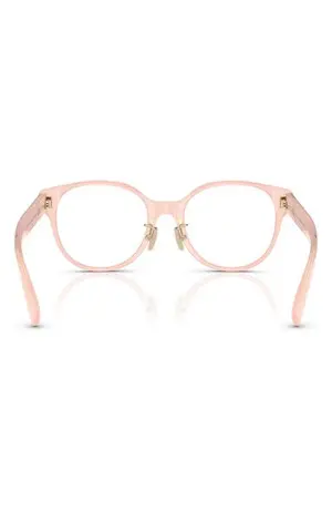Tiffany & Co. 52mm Round Frame Eyeglasses - Opal Pink