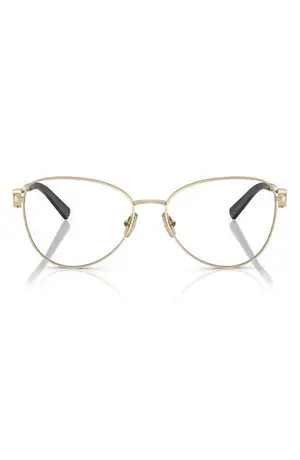 Tiffany & Co. 56mm Pilot Eyeglasses - Pale Gold