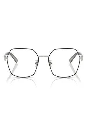 Tiffany & Co. Tiffany & Co. 54mm Octagon Eyeglasses Black Silver