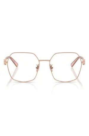 Tiffany & Co. 54mm Octagon Eyeglasses - Rose Gold