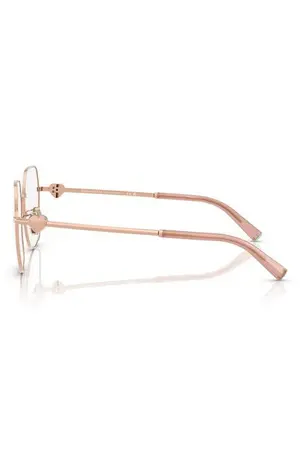 Tiffany & Co. 54mm Octagon Eyeglasses - Rose Gold