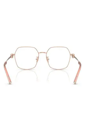 Tiffany & Co. 54mm Octagon Eyeglasses - Rose Gold