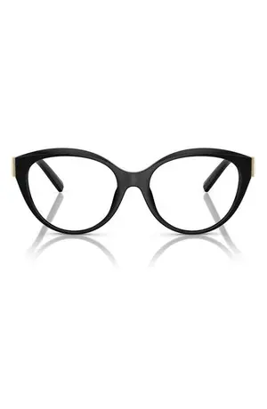 Tiffany & Co. 52mm Cat Eye Optical Glasses - Black