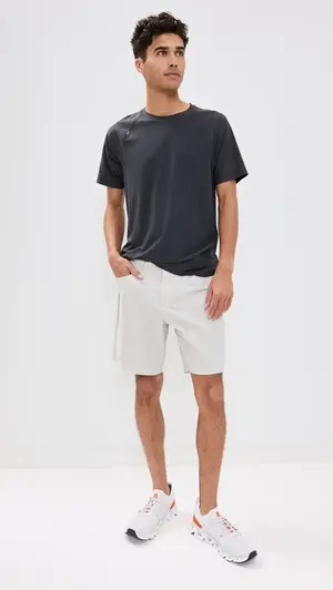 RHONE Reign Short Sleeve Tee - Black Heather