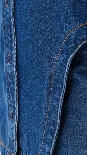 Lioness Off Duty Denim Shirt - Dark Denim