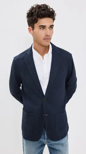 Faherty Brand Inlet Herringbone Blazer