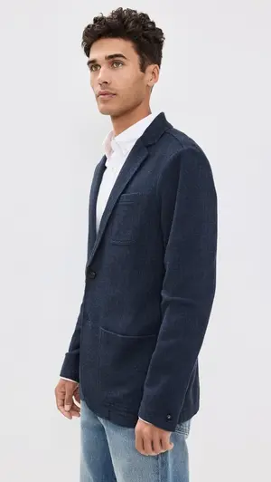 Faherty Brand Inlet Herringbone Blazer