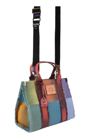 Kurt Geiger Southbank Patchwork Denim Tote Bag