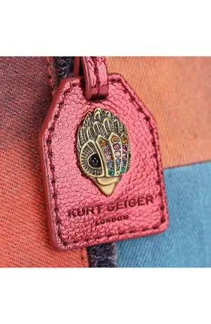 Kurt Geiger Small Southbank Patchwork Denim Tote Bag
