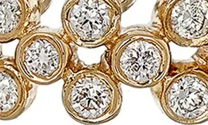 Sethi Couture Clover Diamond Bezel Ring - Yellow Gold