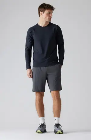 RHONE Pursuit 9-inch Lined Shorts - Asphalt