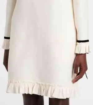 Valentino Garavani Crepe Couture Minidress - White