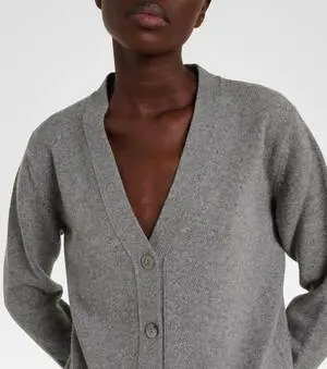 Gucci Web Wool And Cashmere Cardigan