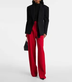 Valentino Garavani Virgin Wool Wide-leg Pants