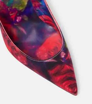 CHRISTIAN LOUBOUTIN Kate 100 Floral Pumps - Multicoloured