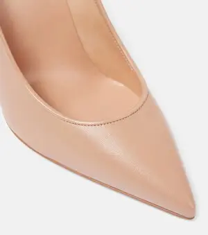 CHRISTIAN LOUBOUTIN Sporty Kate 100 Leather Pumps - Beige