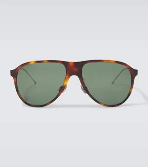 Brunello Cucinelli Aviator Sunglasses - Green
