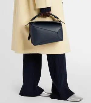 Loewe Puzzle Edge Small Leather Tote Bag