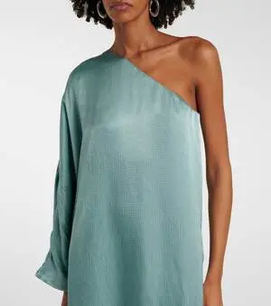 Staud Sonia One-shoulder Maxi Dress