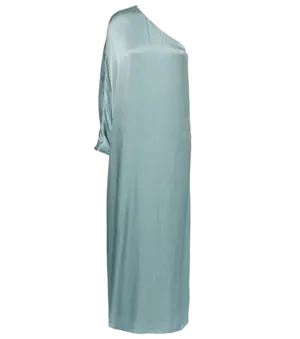 Staud Sonia One-shoulder Maxi Dress - Blue