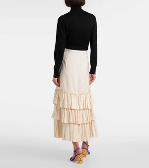 Valentino Garavani Ruffled Maxi Skirt
