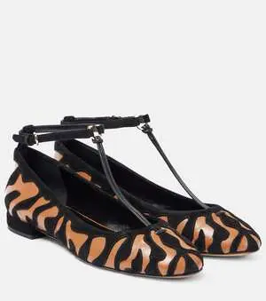 Ulla Johnson Polline Animal Print Ballet Flats - Multicoloured