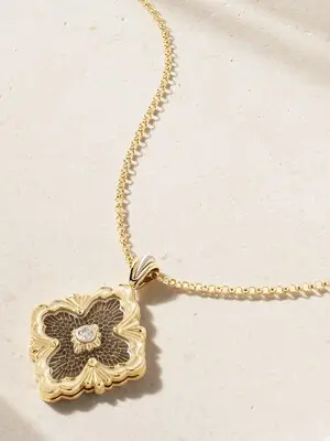 Buccellati Opera Tulle Diamond Necklace - Gold