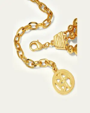BEN-AMUN Plated Layered Pearl Necklace