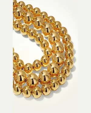 BEN-AMUN Plated Layered Pearl Necklace
