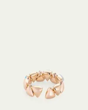 Vhernier Freccia 18k Turquoise, And Rock Crystal Bracelet