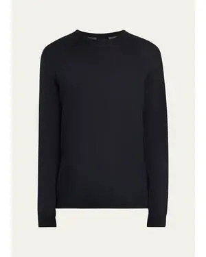 Giorgio Armani Silk-cotton Crew Sweater