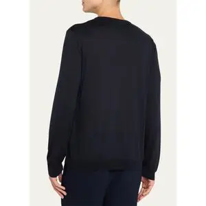 Giorgio Armani Silk-cotton Crew Sweater
