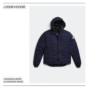 Canada Goose Lodge Windproof Hoodie - Atlantic Navy