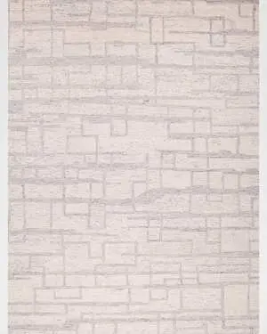 EXQUISITE RUGS Naturals Hand Tufted Rug Ivory/gray