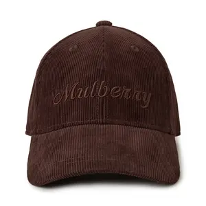 Mulberry Mulberry Corduroy Baseball Cap Ebony