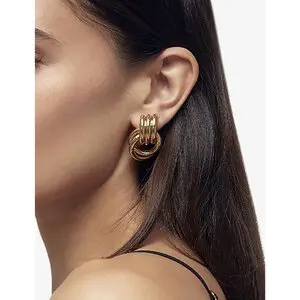 HEAVEN MAYHEM Mini Knot Earrings - Gold