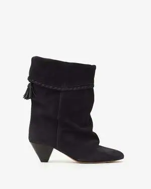 Isabel Marant Étoile Dalby Draped Boots - Black