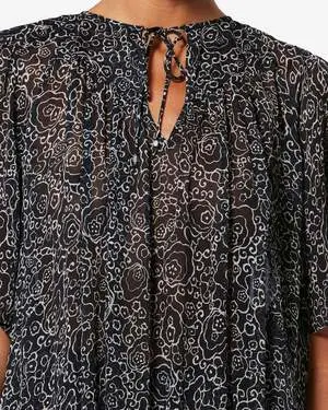 MARANT ETOILE Printed Muslin Blouse