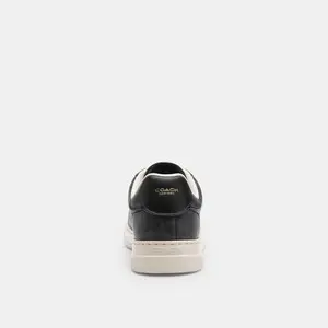 COACH High Line Signature Canvas Sneakers - Charcoal/black