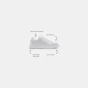 COACH High Line Signature Canvas Sneakers - Charcoal/black