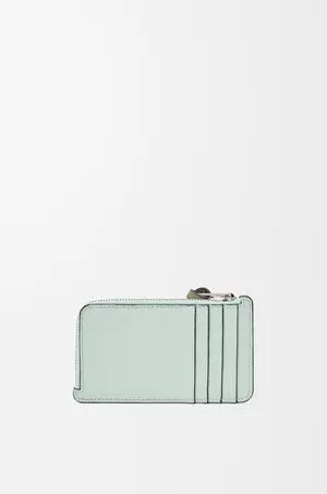 Loewe Coin Cardholder In Soft Grained Leather Skin Frozen/clay