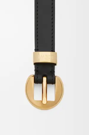 Loewe Pebble Belt - Black/gold