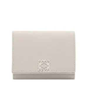 Loewe Anagram Trifold Wallet - Light Ghost