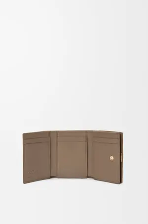 Loewe Anagram Trifold Wallet - Taupe