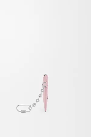 Loewe Anagram Square Coin Cardholder In Pebble Grained Leather Skin - Blossom