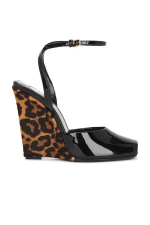 Saint Laurent Orhand Peep Toe Wedges