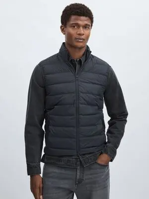 SCANDINAVIAN EDITION Ratio Padded Down Gilet - Dark Blue