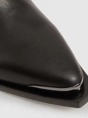 Paige Lyra Leather Ankle Boots