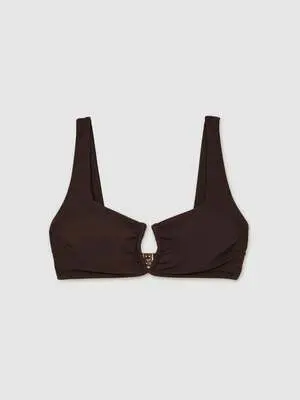 REISS Alba V-front Bikini Top