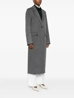 TOTEME Wool Mid-length Coat - Grey